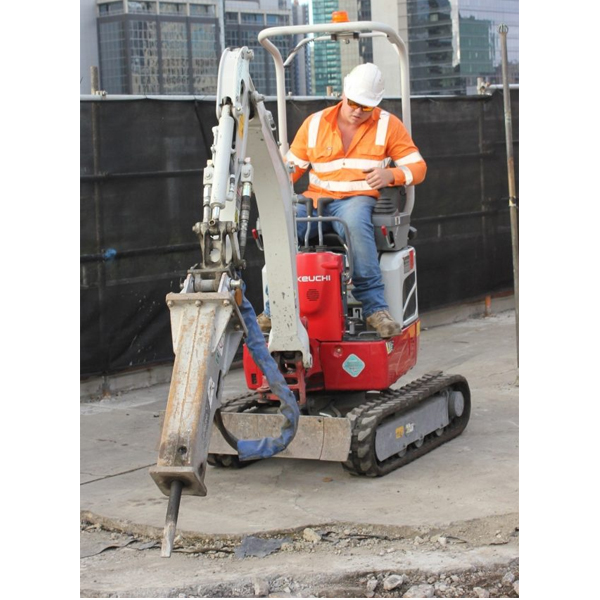 Excavator with rock breaker - 1.6 ton For Hire in Melbourne - HireDepot