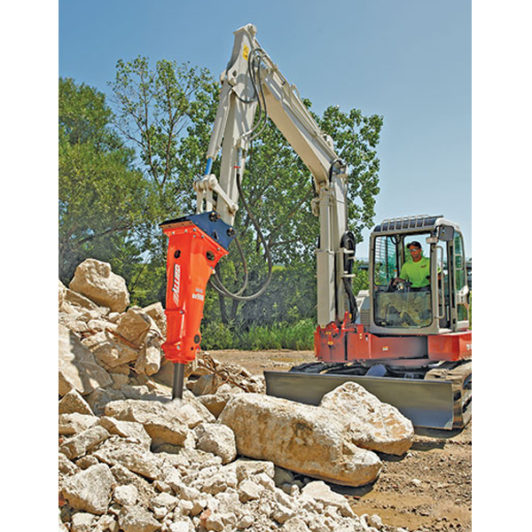 Excavator Attachment Rock Breaker - 3.5t For Hire in Melbourne