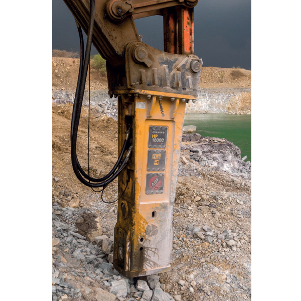 Excavator Attachment Rock Breaker - 3.5t For Hire in Melbourne